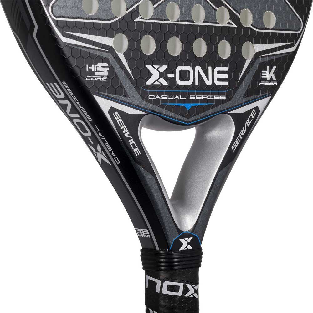 Pala Padel X-ONE EVO BLACK - NOX – Bluepadel Store Chile